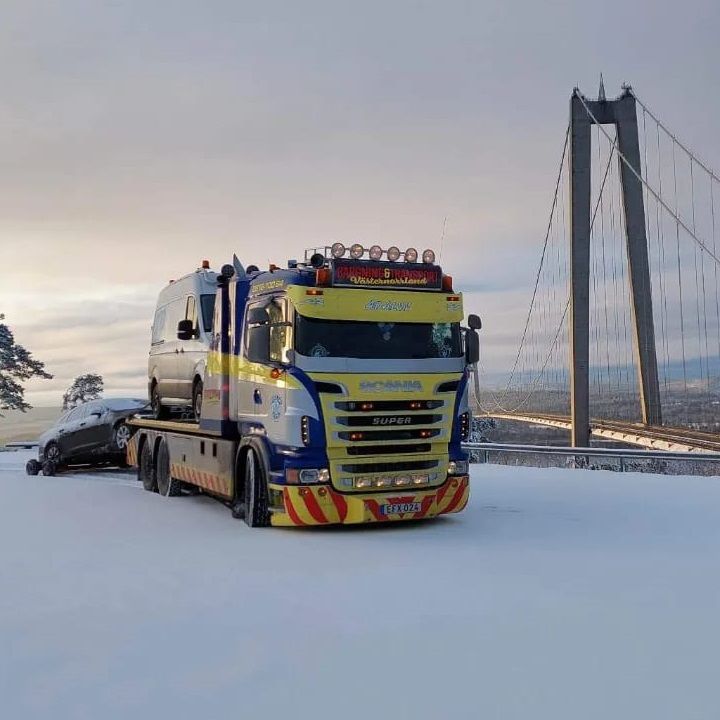 Bärgningsfordon - Bärgning & Transport Västernorrland AB.